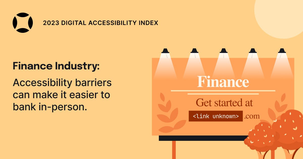 Financial Services Accessibility | 2023 Digital Accessibility Index ...