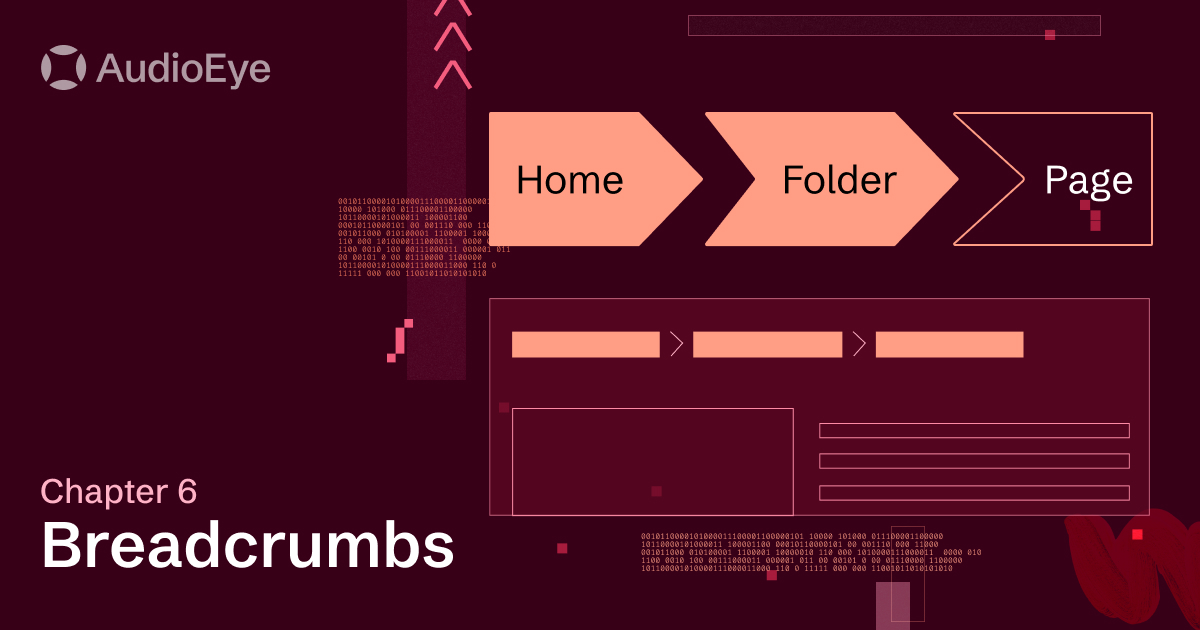 Breadcrumbs | Accessible Coding | AudioEye Learning